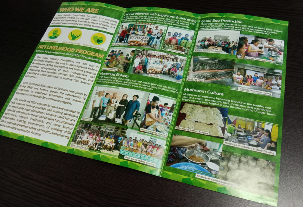 SIFI LIVELIHOOD BROCHURE OCTOBER RELEASE – Sugar Industry Foundation Inc